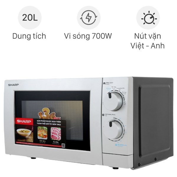 Top 10 best Sharp microwave ovens, chosen by many consumers today